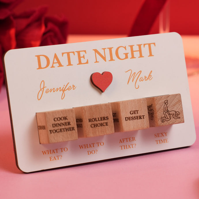 Date Night Dice Game, Date Night Decisions, Gifts for Couples – SOWOOD